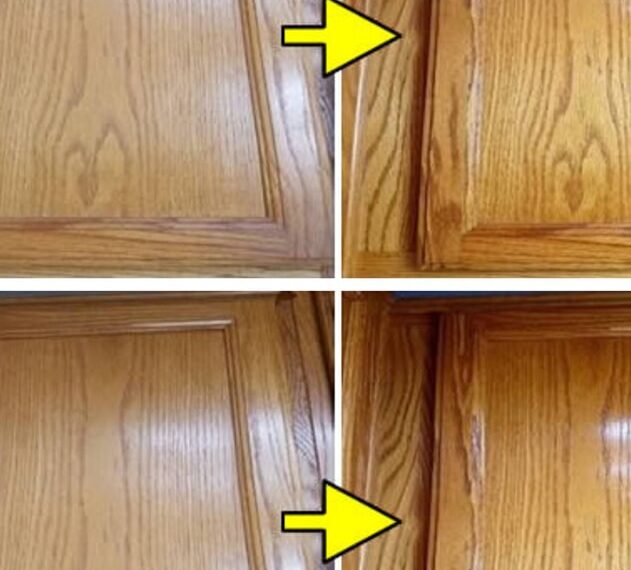 How to remove dirt and grease from wooden kitchen cabinets effortlessly ...