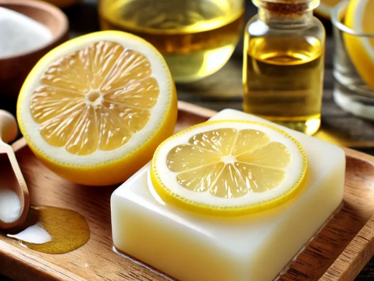 How to Make Homemade Soap with Lemon, Vinegar, and Alcohol Without ...