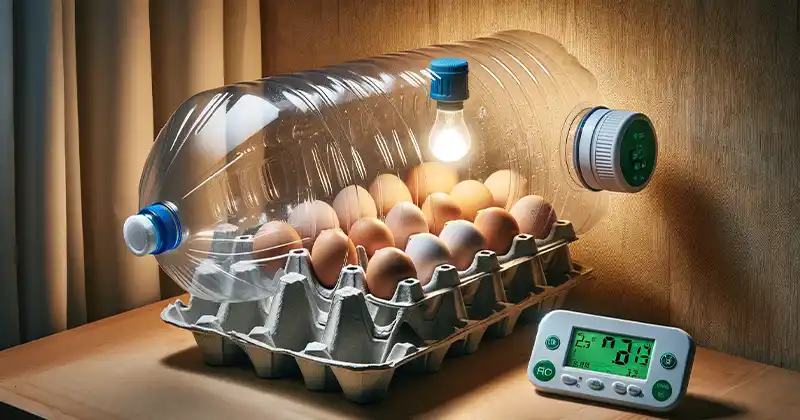 How to Build a Homemade Egg Incubator Using a Water Bottle - Fakake ...